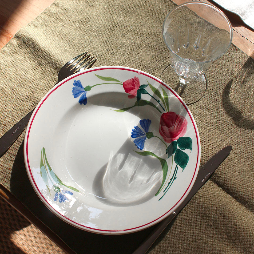 Set de table en lin coloré